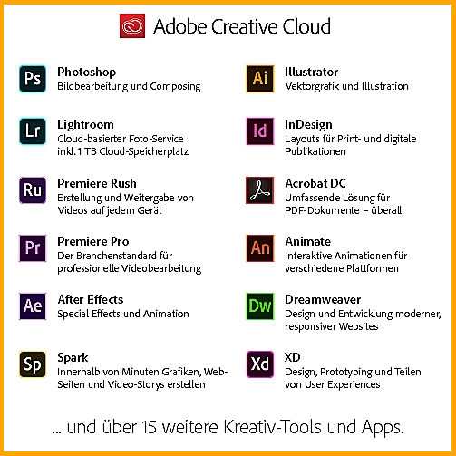 Adobe Creative Cloud Individual günstig kaufen bei lizenzstar