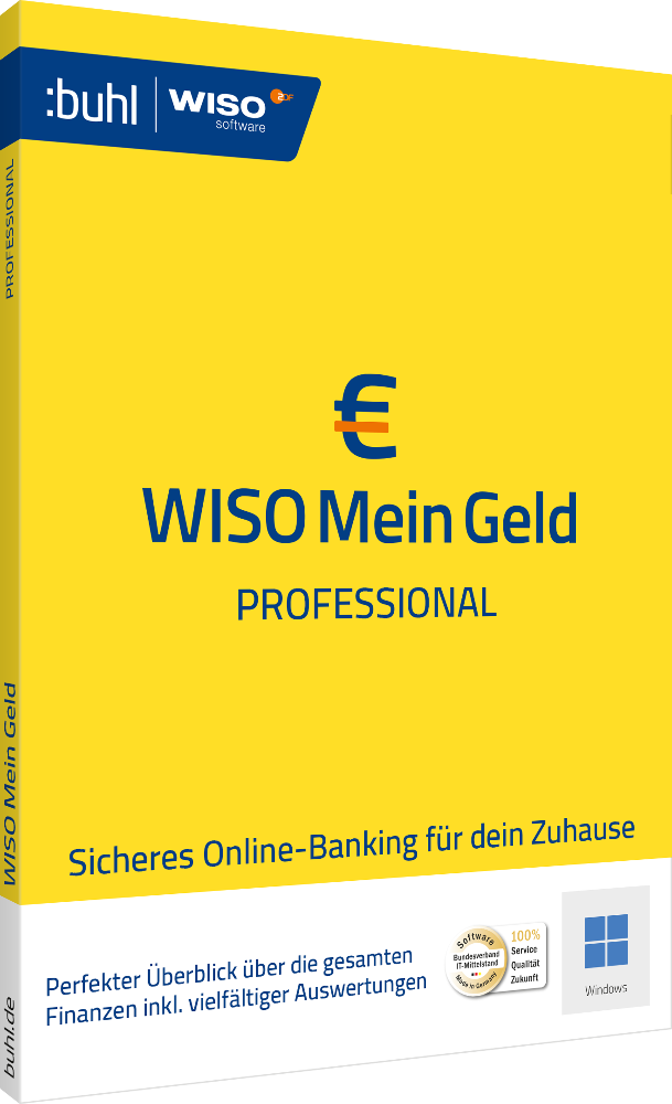 WISO Mein Geld Professional 365 (Version 2026) | für Windows ⭐ günstig ...
